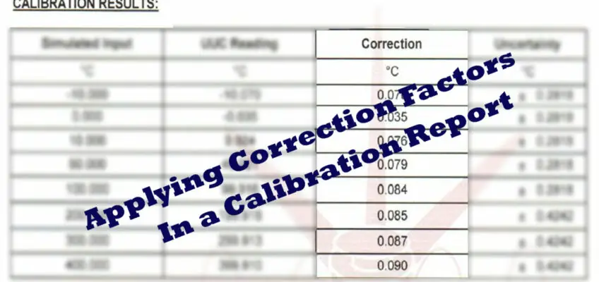 correction factor Archives - Calibration Awareness